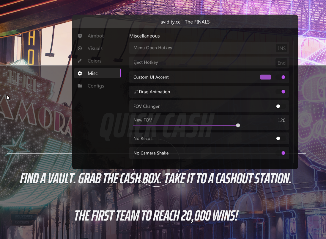 The FINALS Cheat (Month) - The FINALS - Avidity